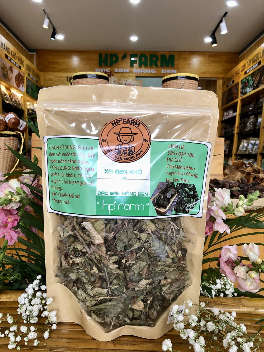 Xạ đen khô 250g - HP FARM